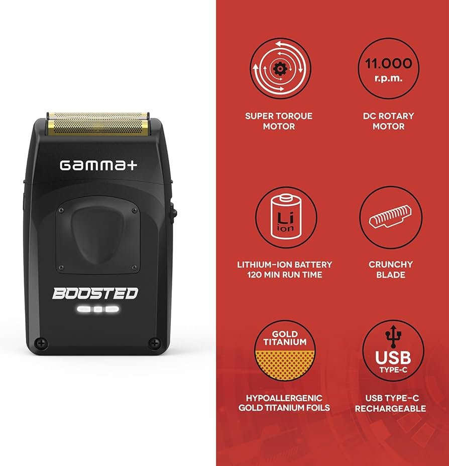 GAMMA+ Boosted Shaver - HairStyling Products Cy